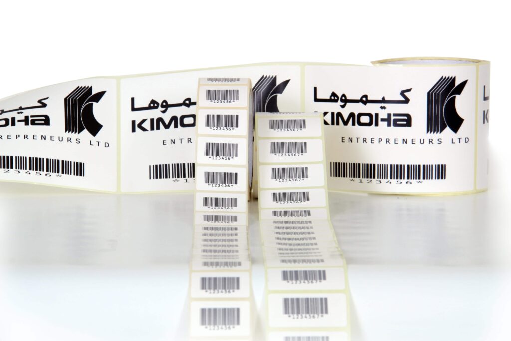 Plain Barcode Label - 38.1 MM X 25.4 MM-1000-TML- (Pack of 60 Rolls ...
