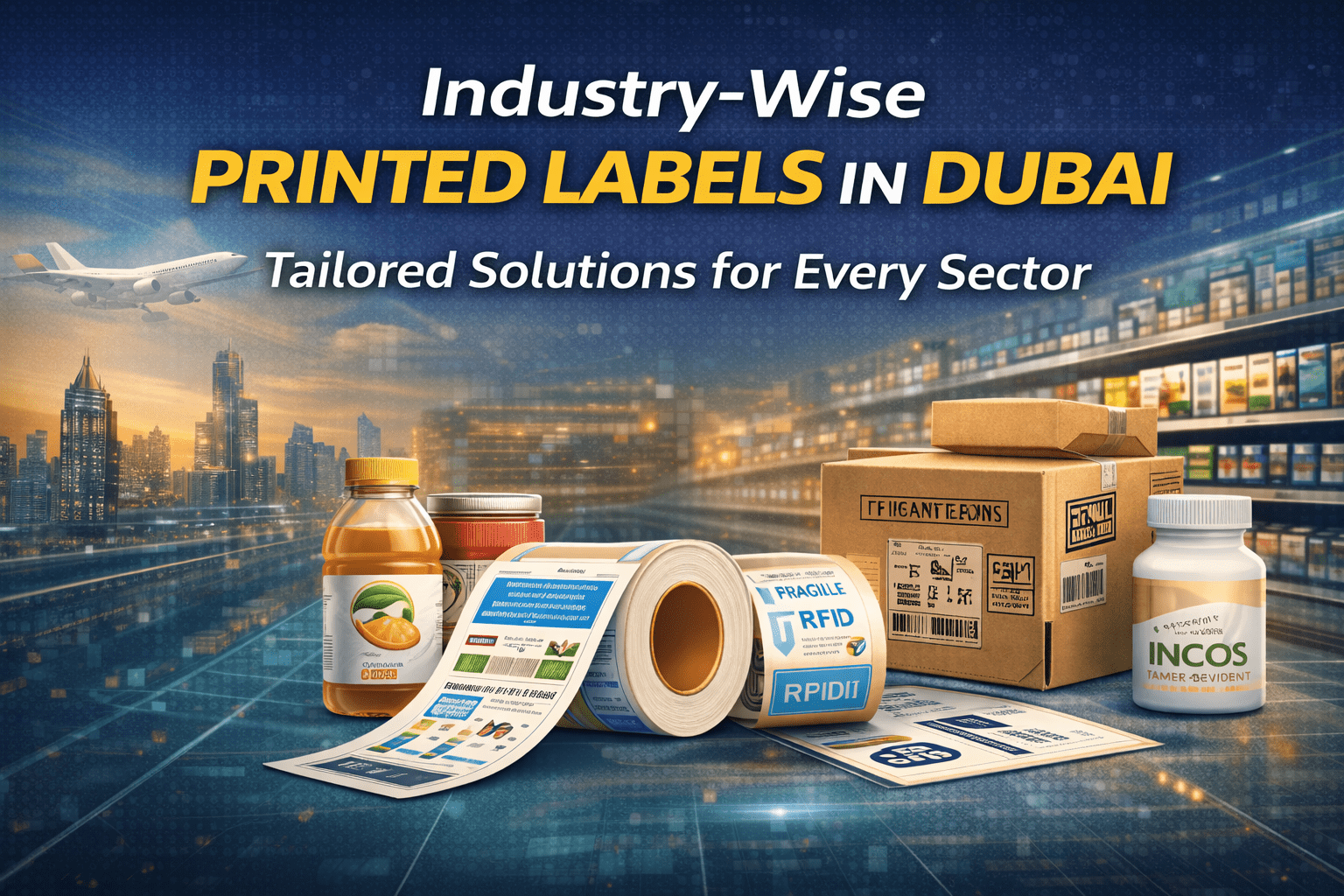 Industry-Wise Printed Labels in Dubai: Tailored Solutions for Every ...